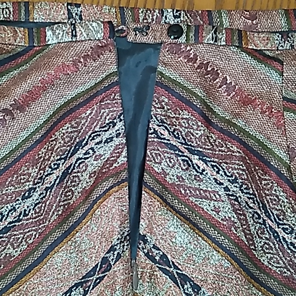 Peruvian Connection Asymmetrical Maxi Skirt - Gem